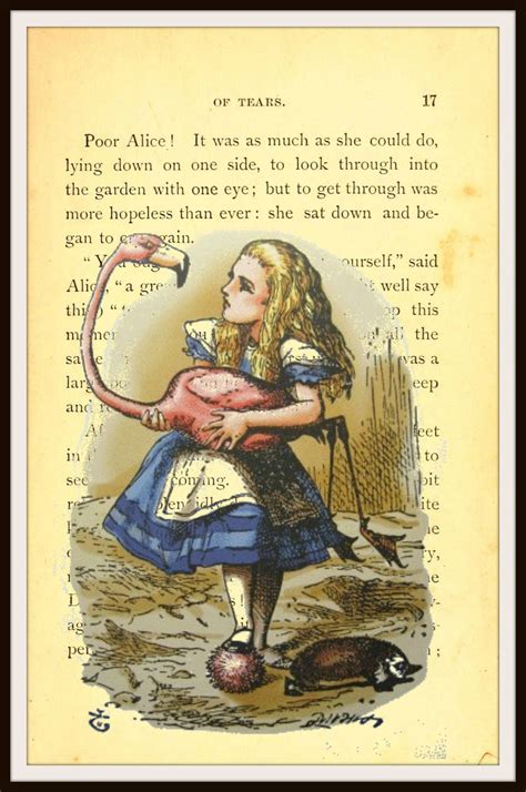 Alice In Wonderland Vintage Poster
