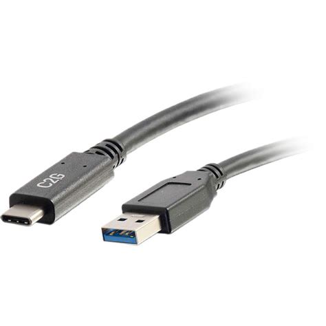 C2G USB 3 0 3 1 Gen 1 Type C Male To Type A Male Cable 28832 B H