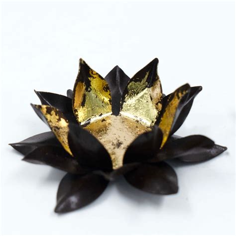 Mini Lotus Candle Holder Set Of 2 — The Purple Turtles Online Home Decor Store