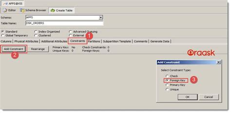 How To Create Table With Foreign Key In Oracle Oraask