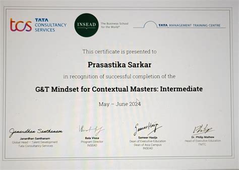 Prasastika Sarkar On Linkedin Happy To Share That Ive Successfully