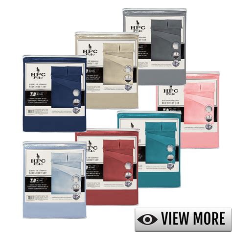 HPC POLO 4PCS KING BED SHEET VARIETY HSDS Online