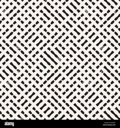 Seamless Geometric Lattice Pattern Irregular Abstract Grid Background Stylish Chaotic Vector