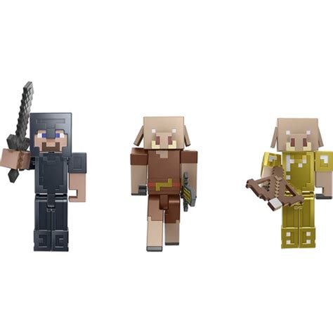 Minecraft Crimson Forest Conquest Story Pack Figuras Acessórios E Blocos De Papel Jogo De