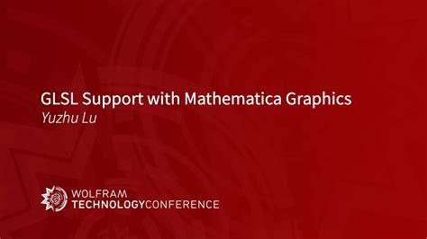 Glsl Support With Mathematica Graphics Youtube