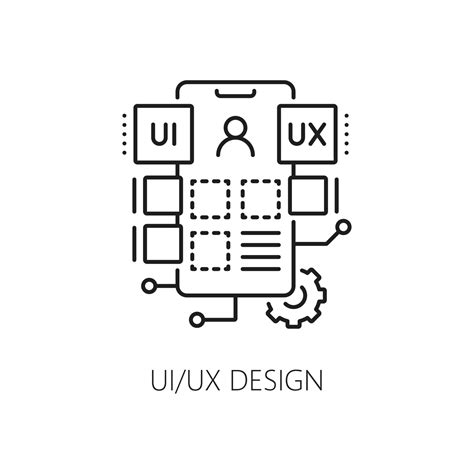Ui Ux Design Web App Develop Optimization Icon 34994476 Vector Art At