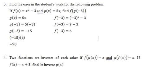Composition Of Functions Of Worksheet Pdf And Answer Key 25