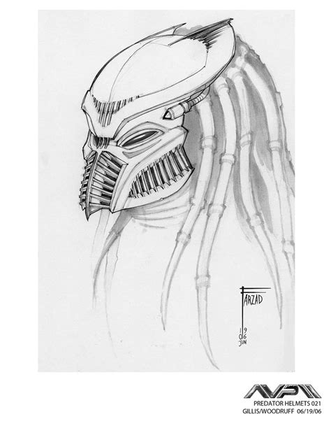 Predator Mask Drawing At PaintingValley Com Explore Collection Of Predator Mask Drawing