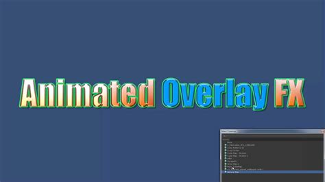 TextMesh Pro Animated Overlay FX YouTube