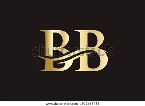 Modern Bb Logo Design Business Company Stock Vector Royalty Free
