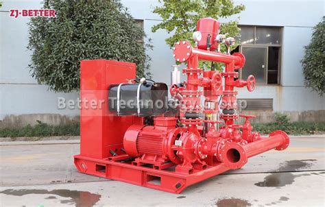 Diesel Engine Fire Pump Set Can Be Combined With Electric Pump And
