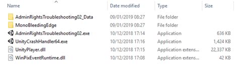 Prevent Built Unity Exe File To Require Admin Privileges When Running