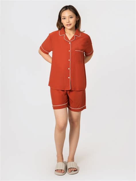 Jual Malova Piyama Baju Tidur Wanita One Set Baju Tidur Wanita One Set Baju Celana Pendek
