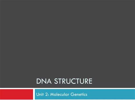 PPT DNA STRUCTURE PowerPoint Presentation Free Download ID 2306917