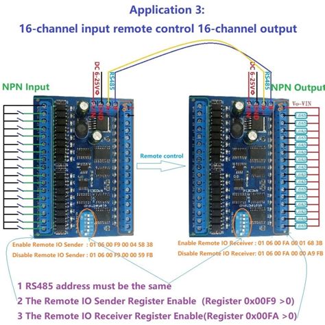 Jual Modbus Rtu Module 16input 16output Rs485 Remote Control Io
