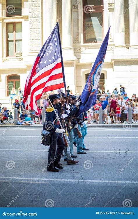 Salute To America Independence Day Parade Editorial Photography