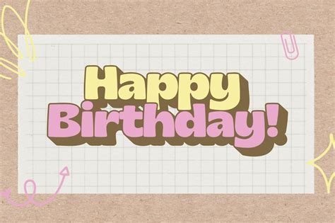 Cartão de felicitações online feliz aniversário molde digital arquivo