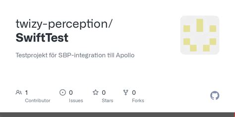 Github Twizy Perceptionswifttest Testprojekt För Sbp Integration Till Apollo