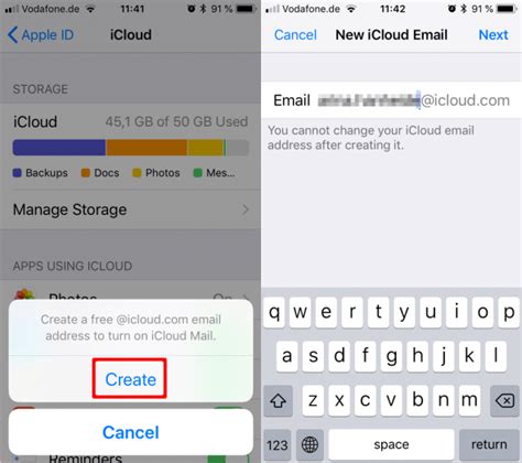 Icloud Mail Activate Icloud Email Address On Iphone