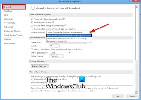 How To Show Or Hide Enhanced Screentips In Powerpoint