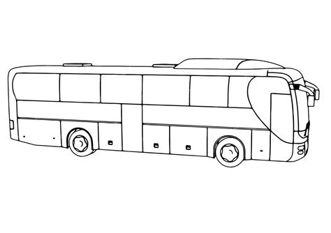 Premium Vector Bus Sketch On White Background Vector