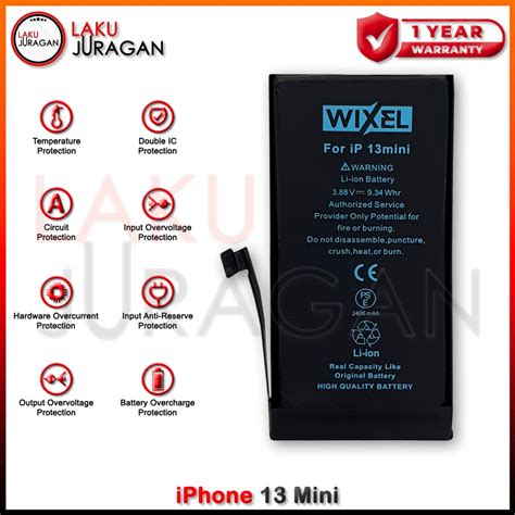 Jual Wixel Baterai Iphone Mini Double Power Batre Hp Original Shopee Indonesia