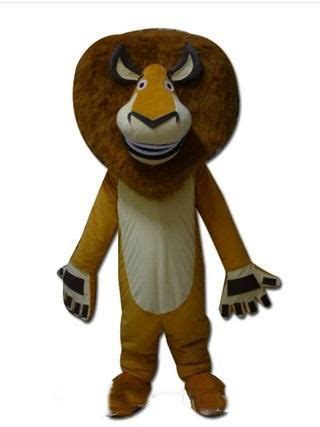Madagascar Lion Alex Cartoon Mascot Costume School Mascots Character