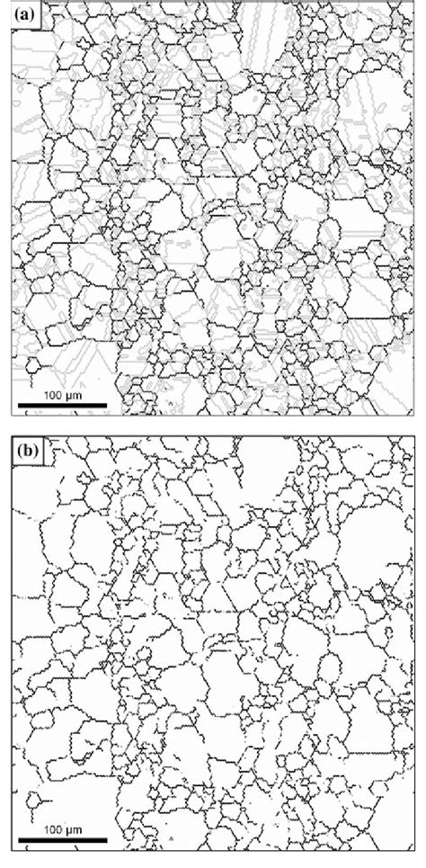 microstructure of the sa sample a grain boundary reconstruction from