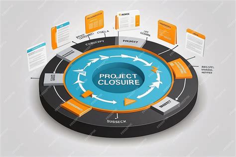 Premium Photo Concept Of Project Closure Project Managment Life Cycle