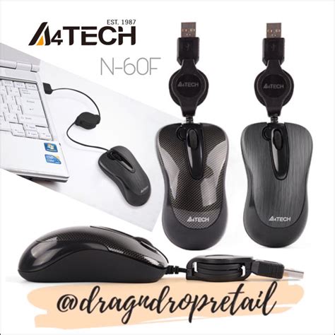 A4TECH N 60F Mini V Track PadLess Retractable Mouse Lazada PH