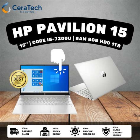 Jual Laptop Hp Pavilion Core I U Ram Gb Hdd Tb Bergaransi Not Dell Di Seller