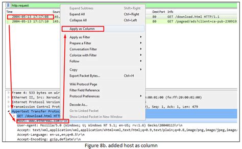 Customize The Column Display In Wireshark