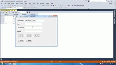 Simple Insert Update Delete Select Database Csharp Youtube