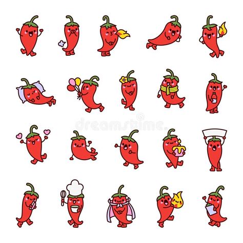Cute Hot Pepper Character Stock Vector Illustration Of Pepper 326490561