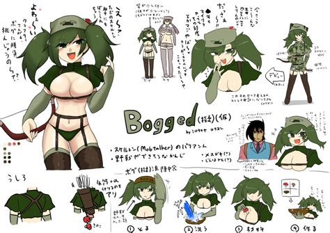 Rule 34 1girls Anthro Big Breasts Blush Bogged Minecraft Bow Weapon Cleavage Clothing