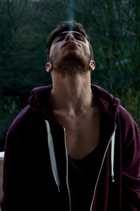 The Model Scout Man Smoking Its A Mans World Attractive Men