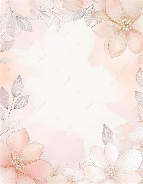섬세한 꽃 테두리 배경 배경 화면 및 일러스트 무료 다운로드 Pngtree