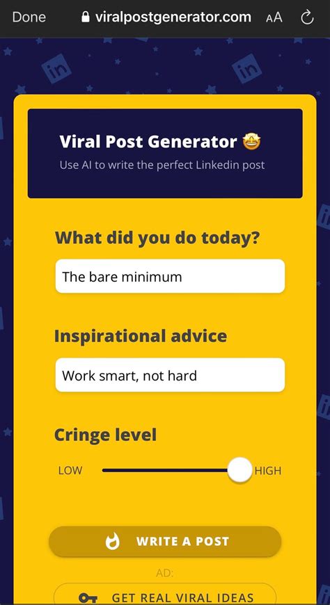 Ahmed M Osman On Linkedin I Found A Linkedin Viral Post Generator And