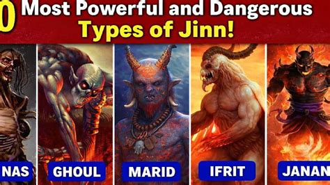 10 Most Dangerous And Powerful Jinn Types You Should Know Youtube