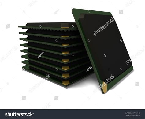 D Render Stack Ball Grid Array Stock Illustration Shutterstock