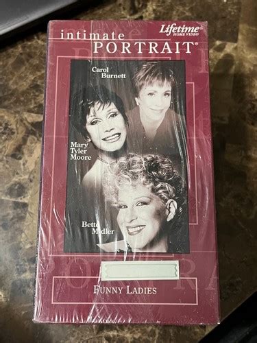 Intimate Portrait Funny Ladies Vhs Box Set Brand New Bette Midler Carol