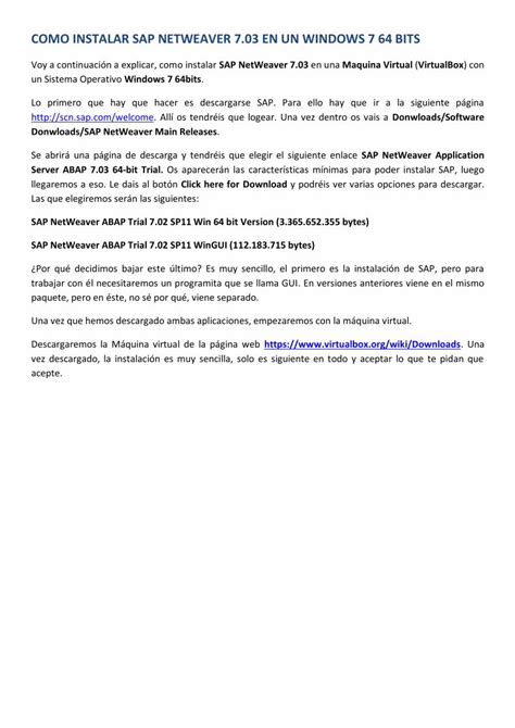 pdf como instalar sap netweaver 7 03 dokumen tips