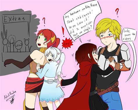 Rwby Ruby X Jaune