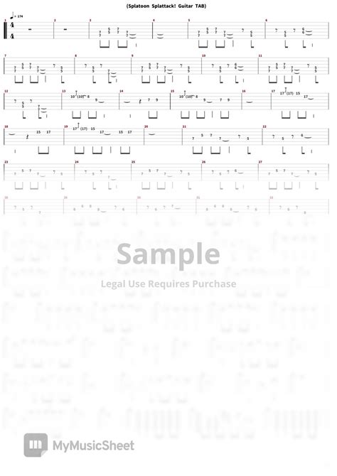 Splatoon Splattack 악보 By あいろな