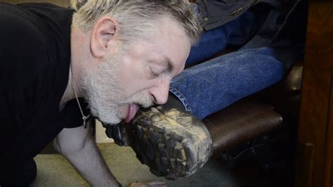 Licking Filthy Boot Clean