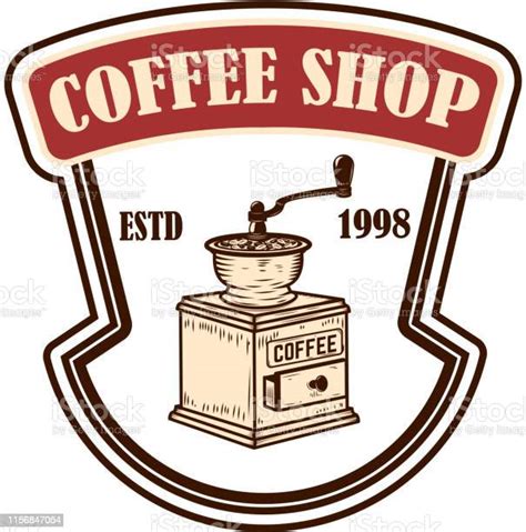 커피 하우스 엠블럼 템플릿입니다 라벨 기호 포스터 전단지에 대한 디자인 요소 벡터 일러스트레이션 0명에 대한 스톡 벡터 아트 및
