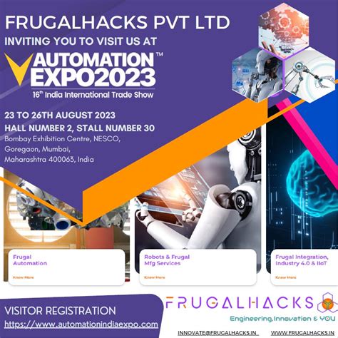 P A On Linkedin We Cordially Invite You To “automation Expo 2023” Mumbai In The…