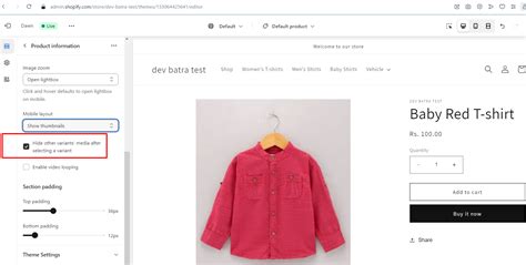 How Can I Display Selected Variant Images On Shopify Only Stack Overflow