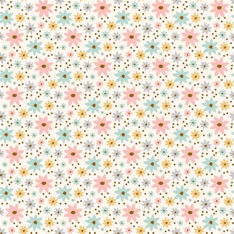 꽃 시트 손으로 그린 원활한 패턴 벡터 일러스트 레이 션 구조 축하 벽지 배경 일러스트 및 사진 무료 다운로드 Pngtree