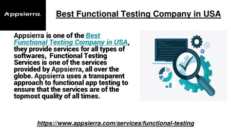 Ppt Best Functional Testing Company In Usa Powerpoint Presentation